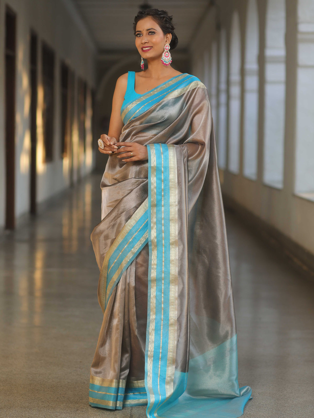 Buy Tissue Sarees Online at Best Price | Banarasee