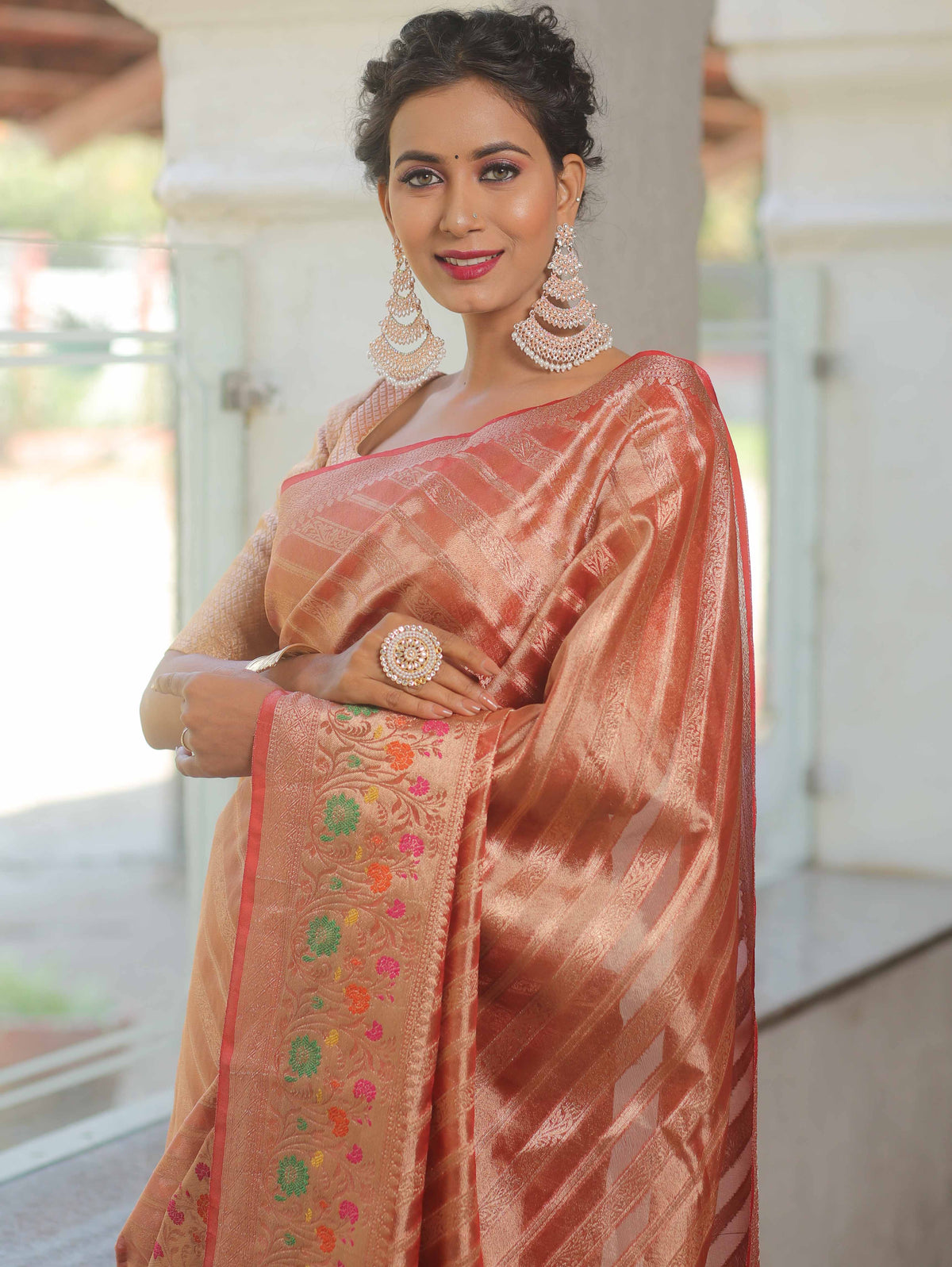 Buy Tissue Sarees Online at Best Price | Banarasee