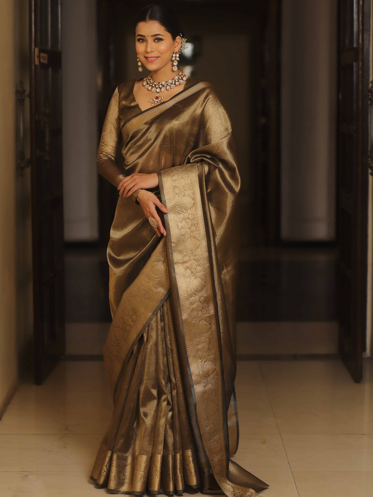 Buy Tissue Sarees Online at Best Price | Banarasee