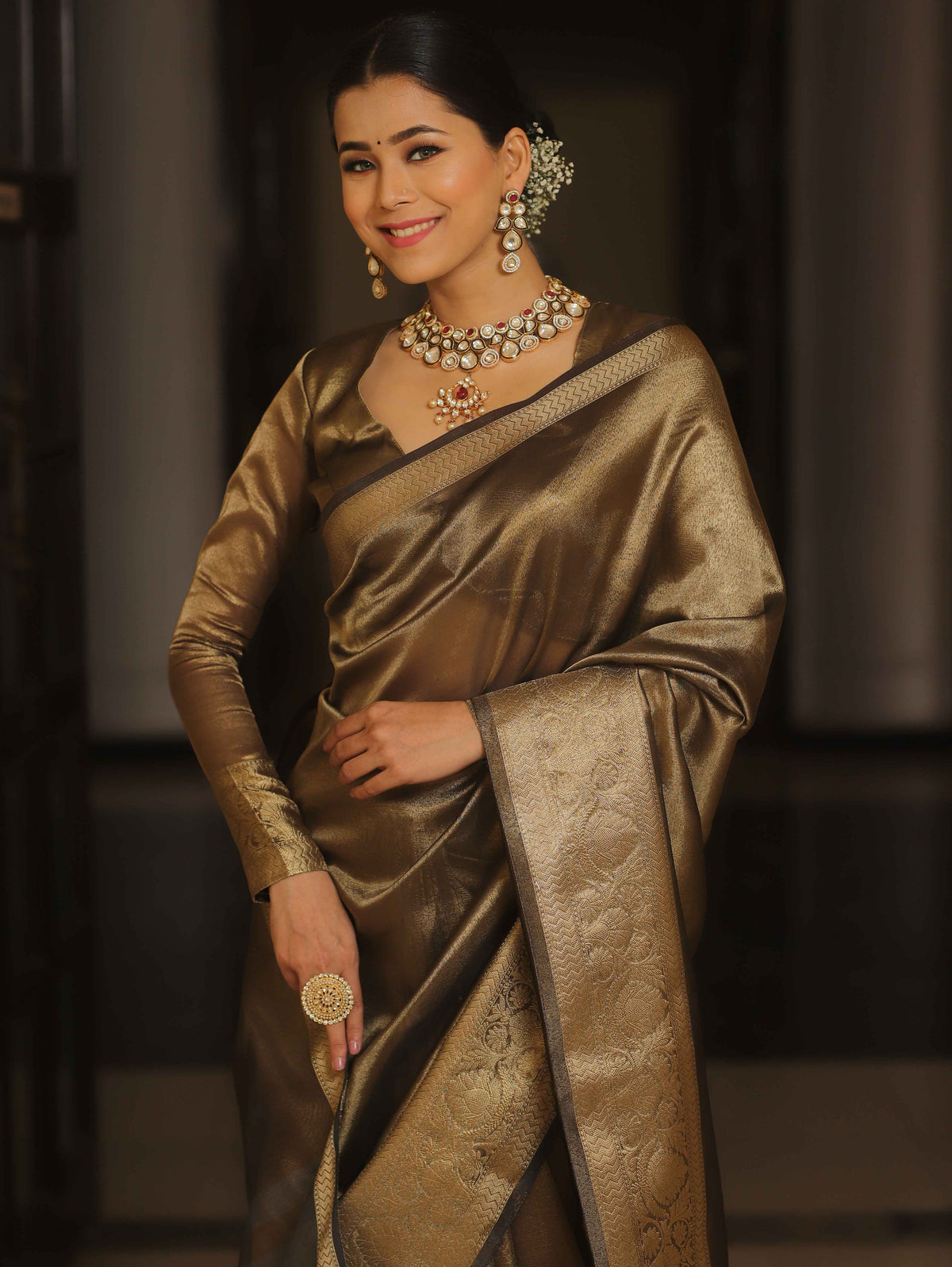 Buy Tissue Sarees Online at Best Price | Banarasee