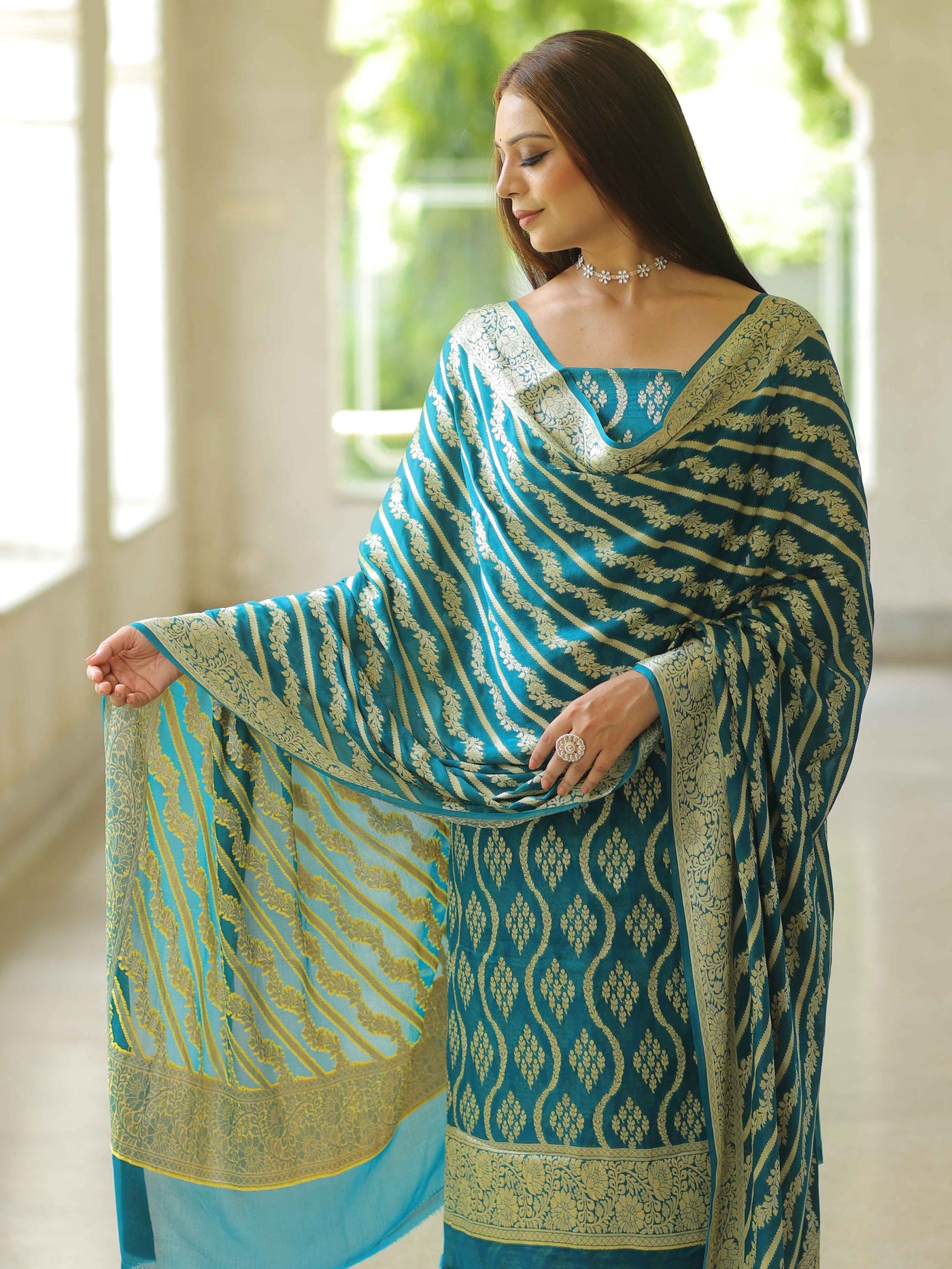 Chiffon Dress Material