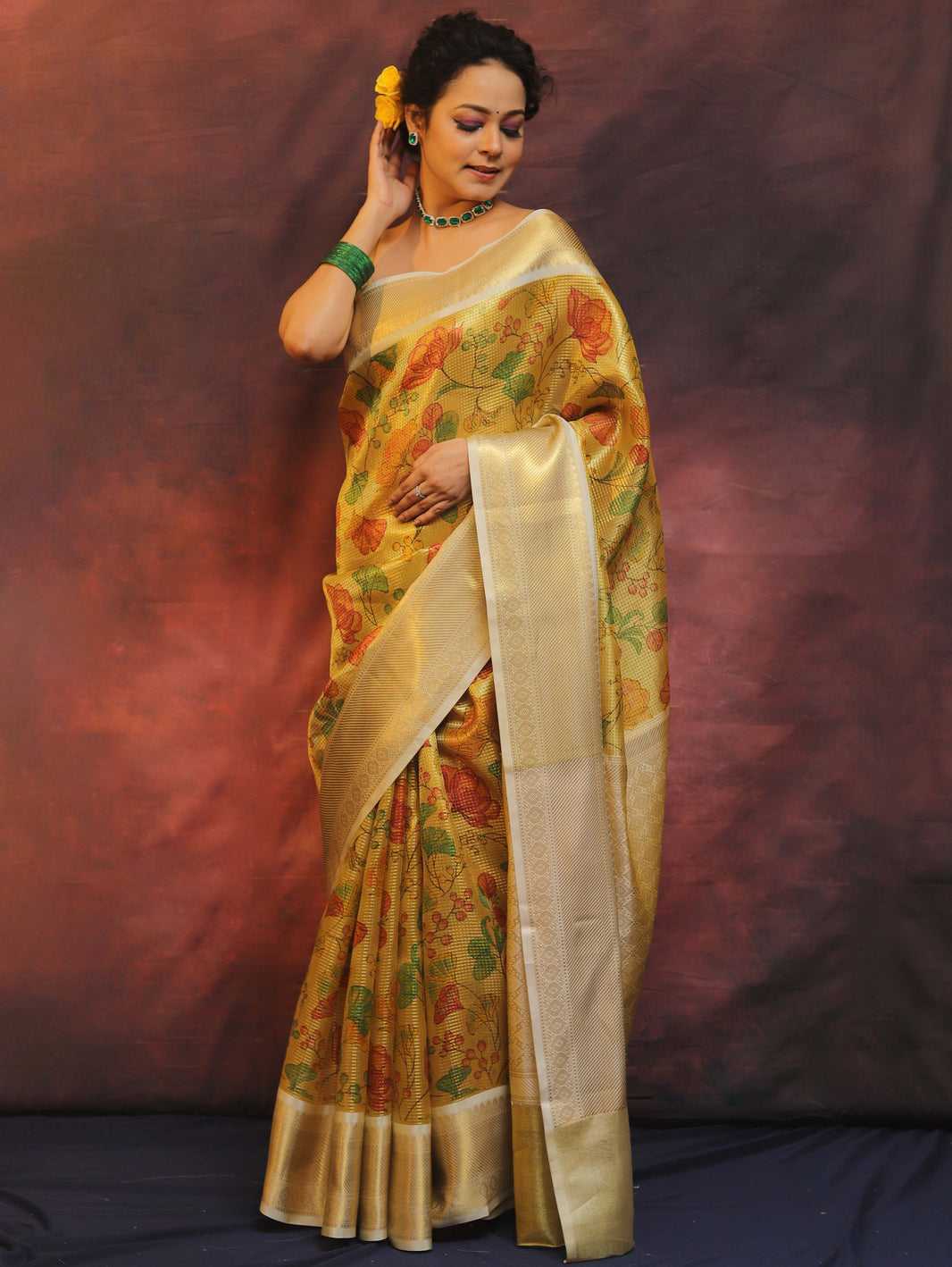 Buy Gold Sarees Online at Affordable Prices