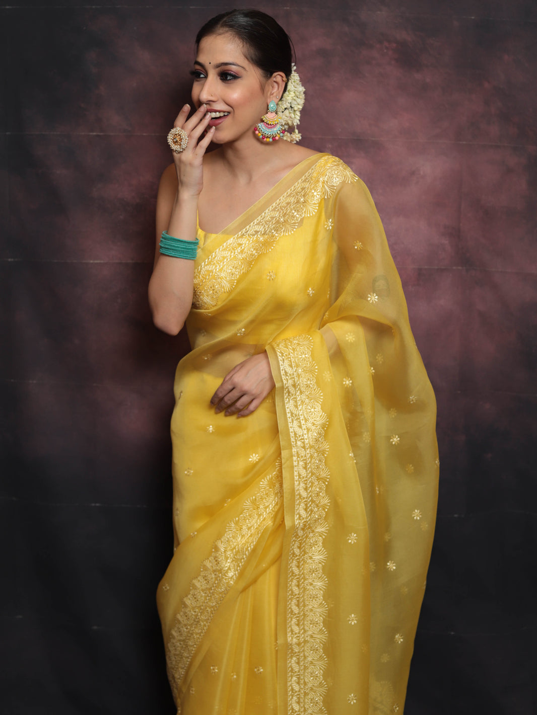 Organza Sarees