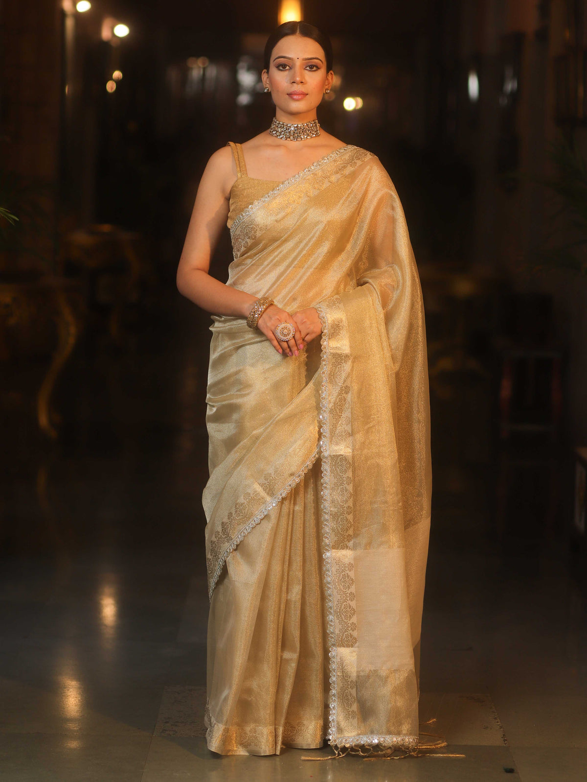 Buy Gold Sarees Online at Affordable Prices
