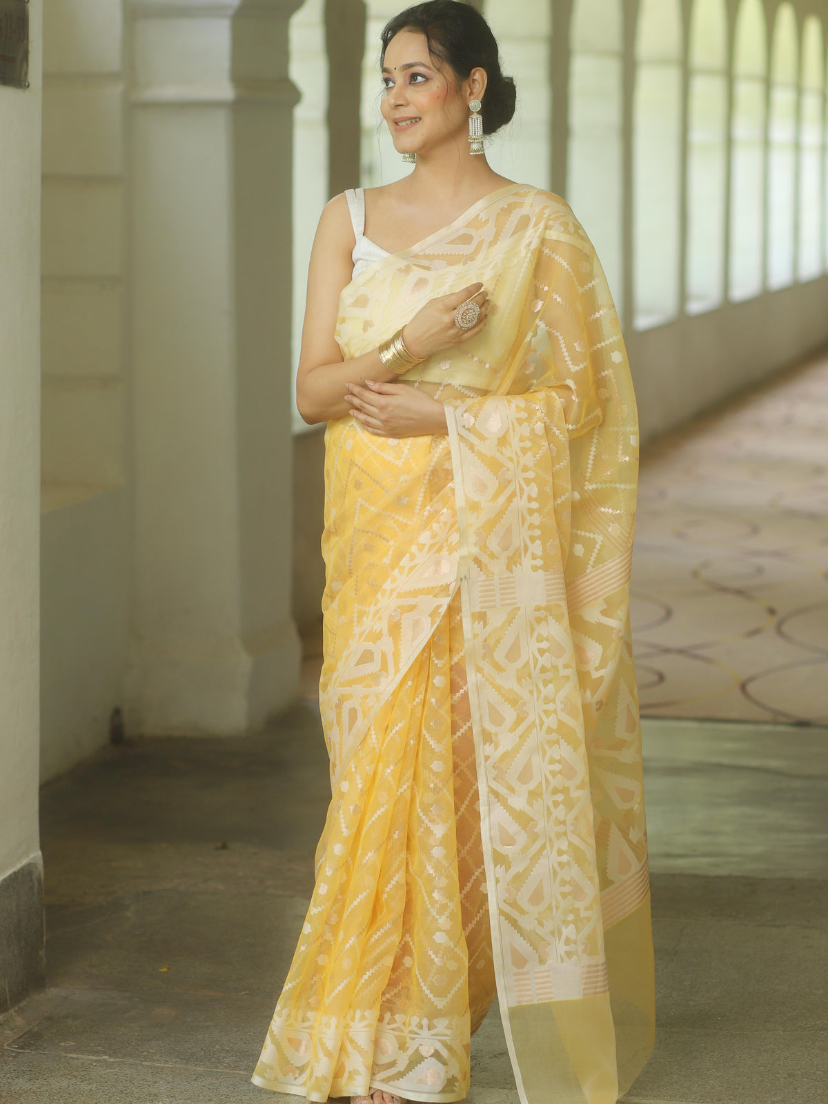 Shop Stunning Yellow Sarees Online At Best Prices