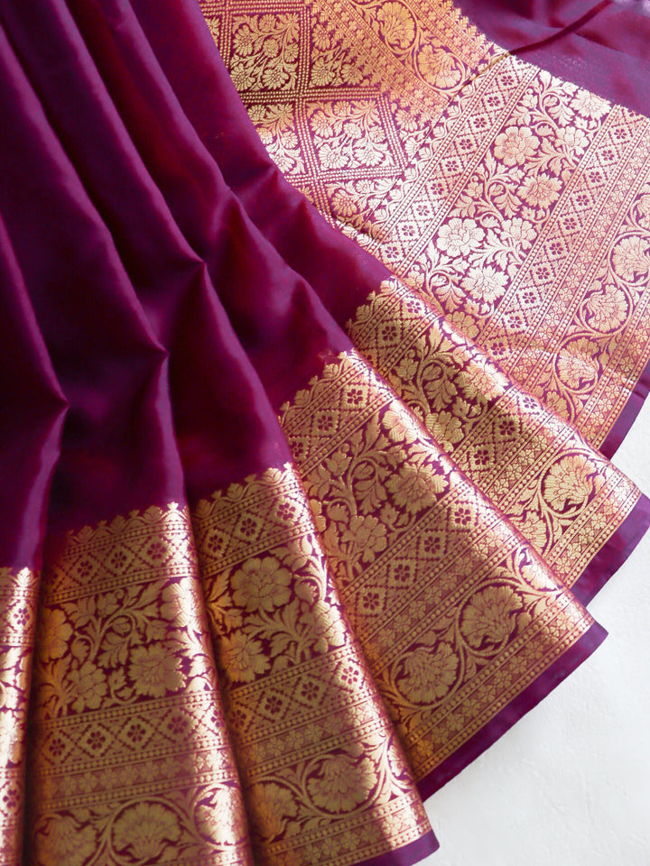 Buy Trendy Violet Sarees Online