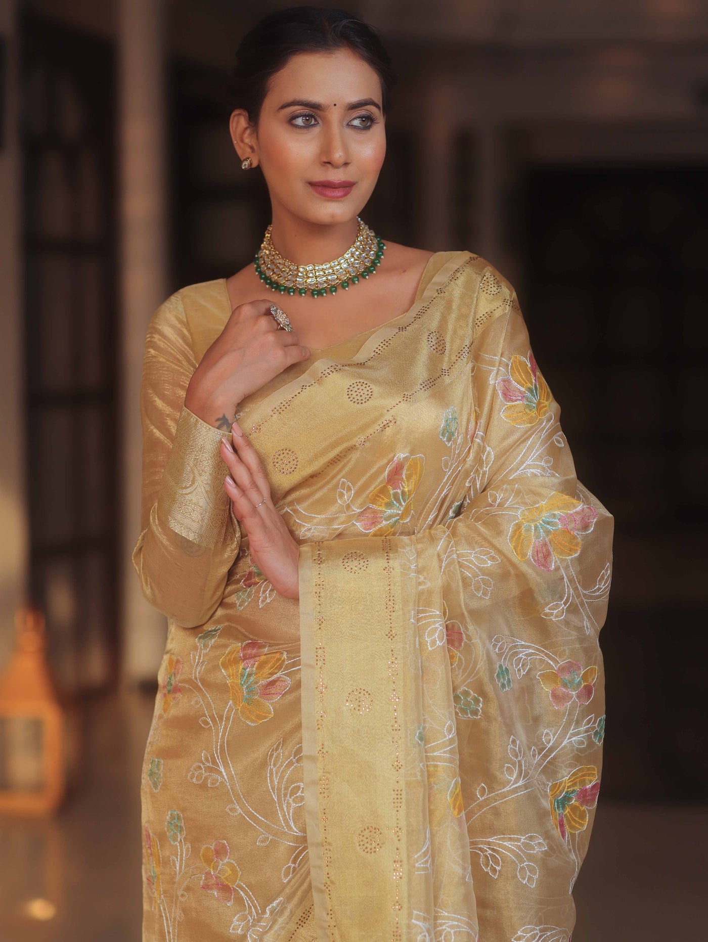 Buy Gold Sarees Online at Affordable Prices