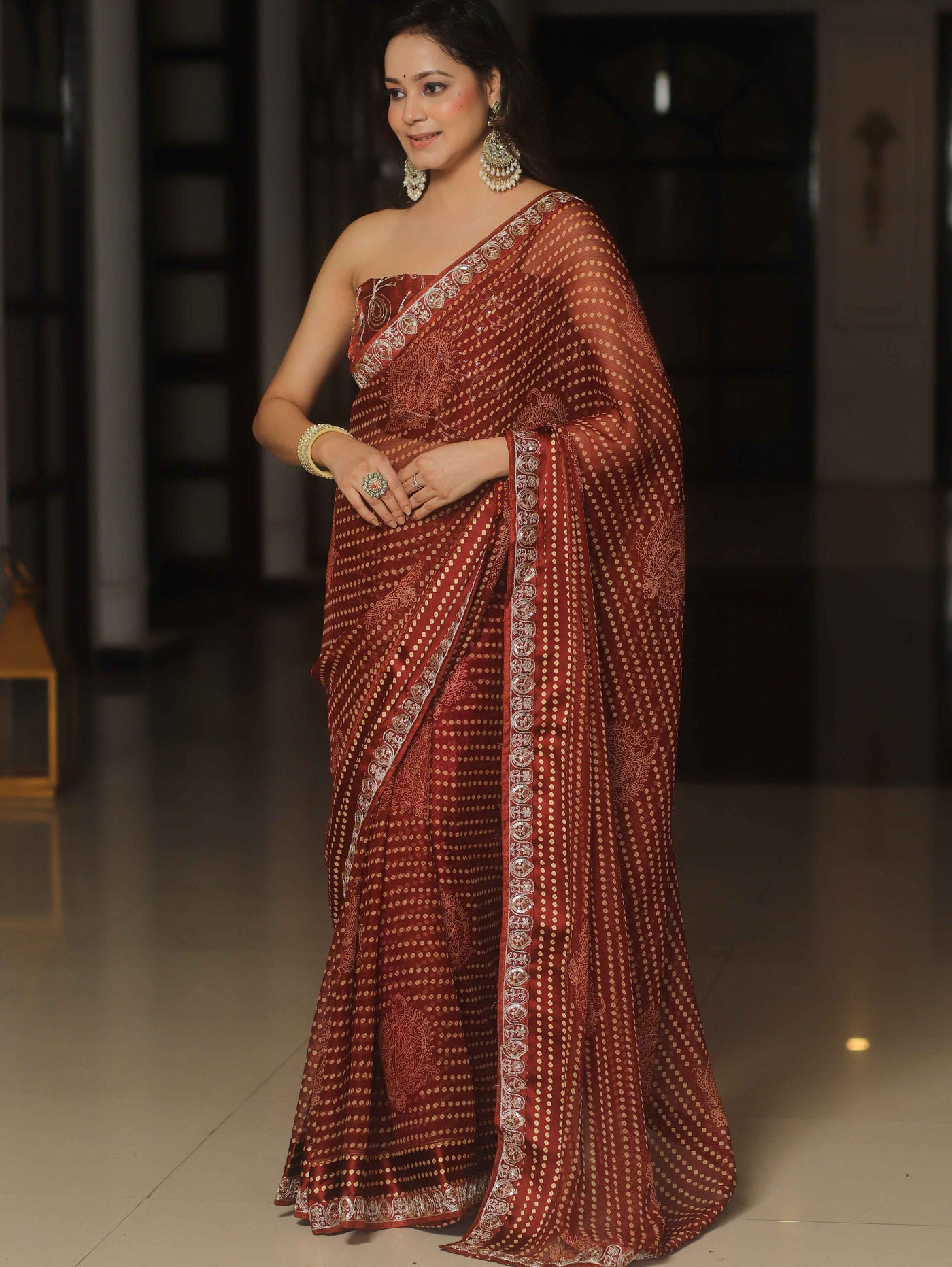 Buy Maroon Colour Sarees Online at Best Price